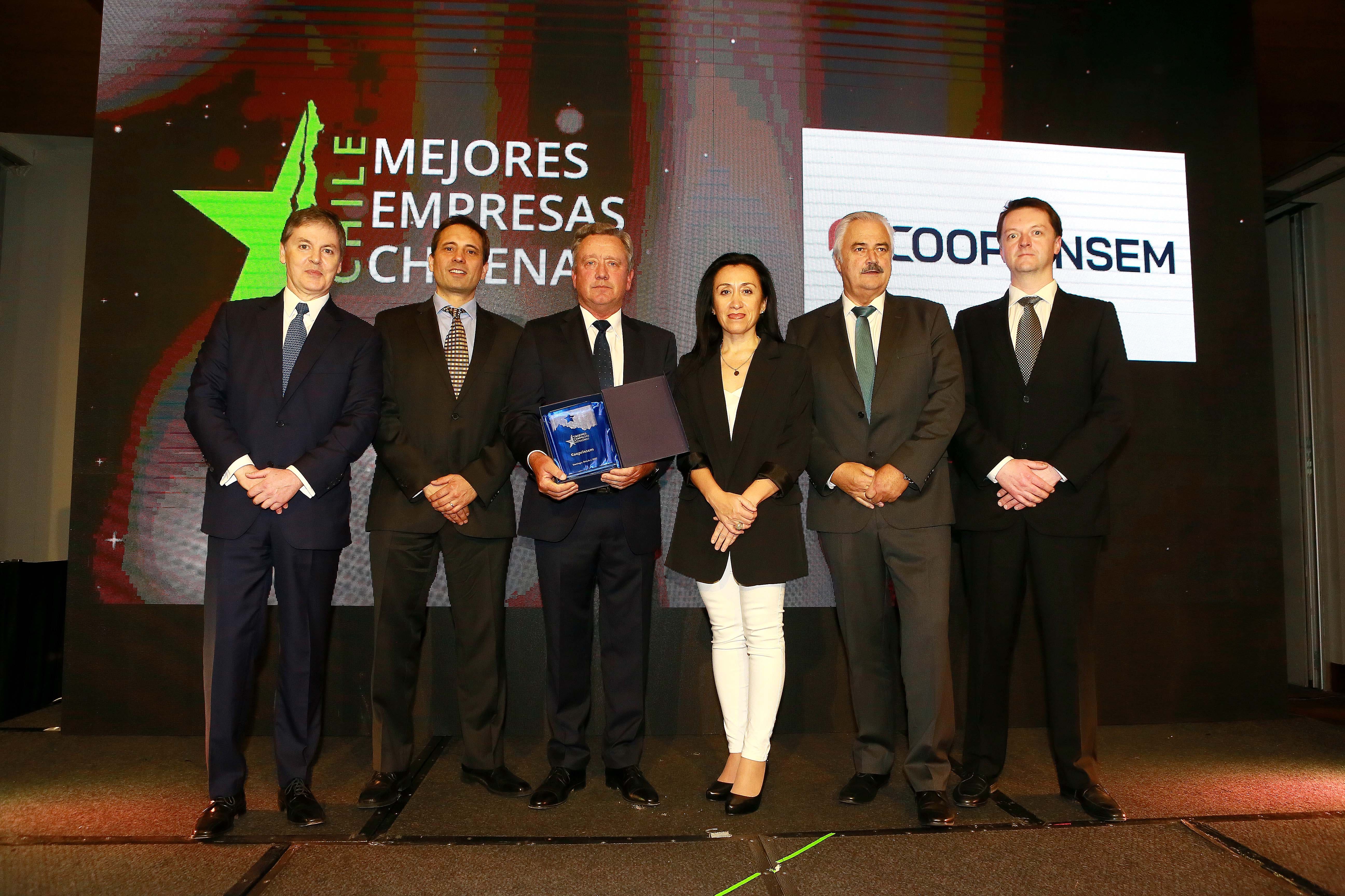 Cooprinsem elegida nuevamente entre las 33 Mejores Empresas Chilenas ...